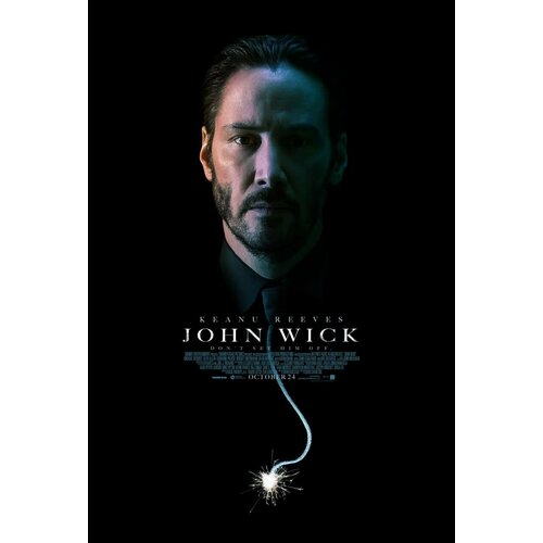 Плакат, постер на бумаге Джон Уик (John Wick, 2014г). Размер 42 х 60 см