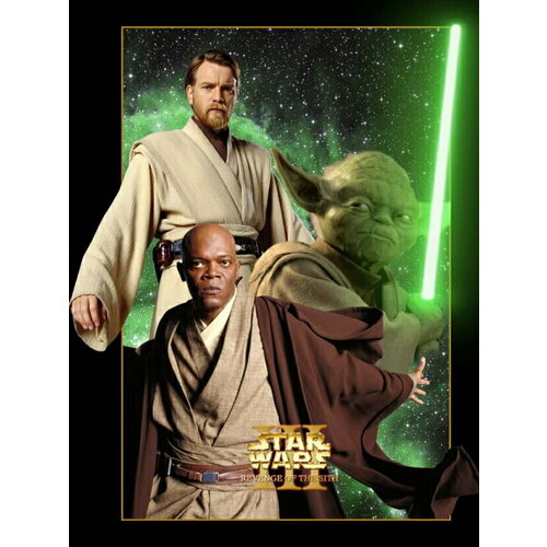 Плакат, постер на холсте Star Wars /Звездные войны: Месть Ситхов/искусство/арт/абстракция/творчество. Размер 42 х 60 см