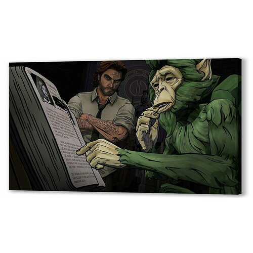 Плакат, постер на бумаге Wolf Among Us. Размер 60 х 84 см