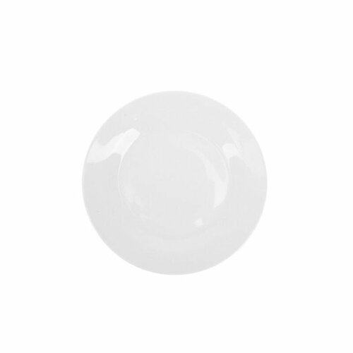 Тарелка Collage мелкая, фарфоровая, белая, d=15см, (фк861)