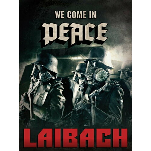 Плакат, постер на бумаге Laibach/Лайбах/музыкальные/поп исполнитель/артист/поп-звезда/группа. Размер 21 х 30 см