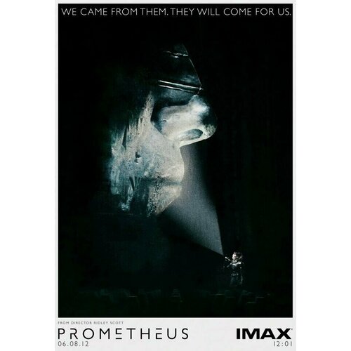 Плакат, постер на бумаге Prometheus, Прометей. Размер 21 х 30 см