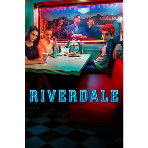 Плакат, постер на холсте Riverdale, Ривердейл. Размер 60 х 84 см