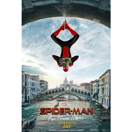 Плакат, постер на бумаге Человек-паук: Вдали от дома (Spider-Man: Far From Home, 2019г). Размер 21 х 30 см