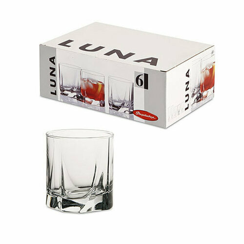 Набор стаканов Luna 6шт 240мл 42338 (8/1) (индив/упак) сок .