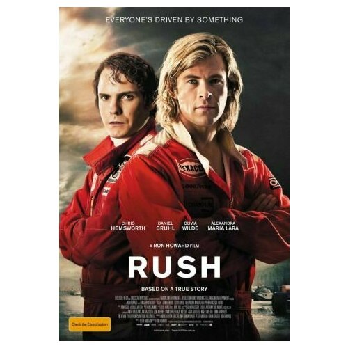 Плакат, постер на бумаге Rush-Гонка. Размер 42 х 60 см