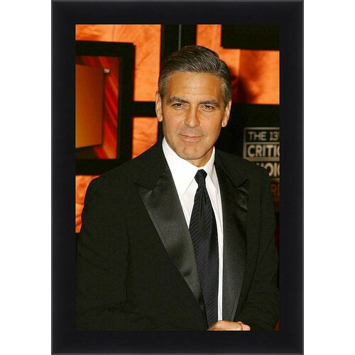 Плакат, постер на бумаге Джордж Клуни-4. Размер 42х60 см