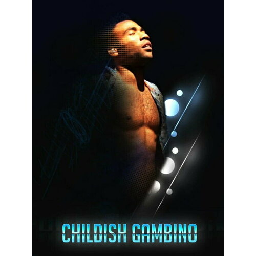 Плакат, постер на бумаге Childish Gambino/музыкальные/поп исполнитель/артист/поп-звезда/группа. Размер 42 х 60 см
