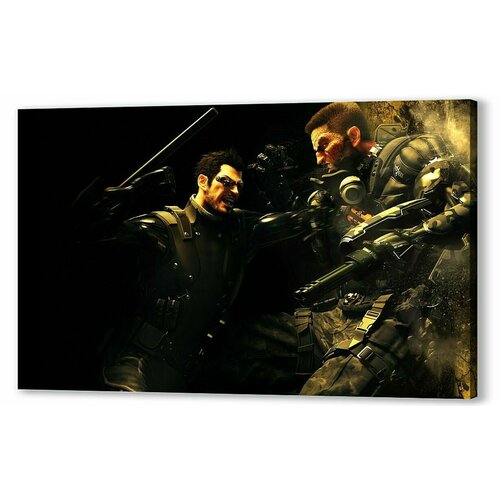 Плакат, постер на холсте Deus Ex: Human Revolution. Размер 21 х 30 см