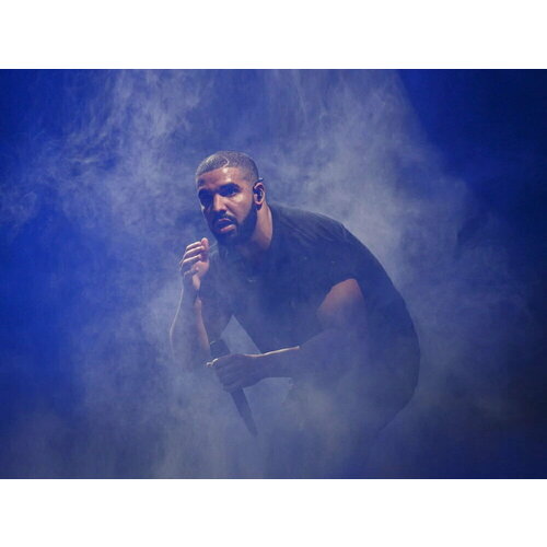 Плакат, постер на бумаге Drake/Дрейк/музыкальные/поп исполнитель/артист/поп-звезда/группа. Размер 42 х 60 см