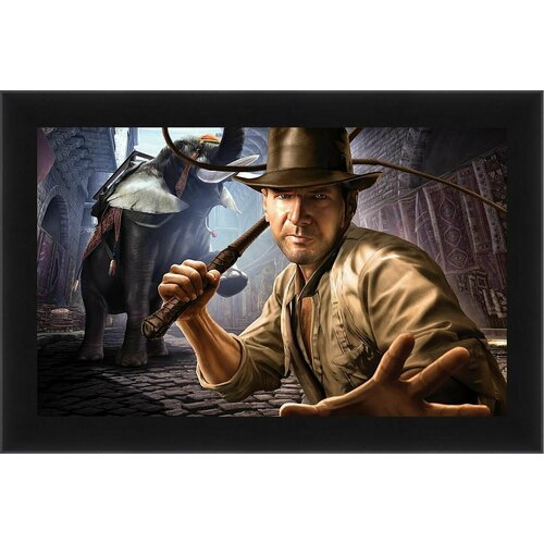 Плакат, постер на бумаге Indiana Jones. Размер 21х30 см