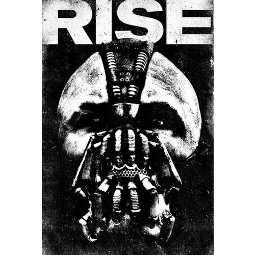 Плакат, постер на бумаге Batman-Bane/Бетман-Бэйн. Размер 30 х 42 см