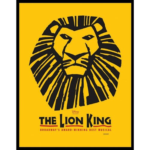 Плакат, постер на бумаге Lion king/Король лев/. Размер 21 х 30 см