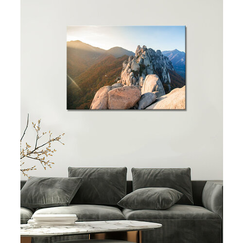 Картина/Картина на холсте для интерьера/Картина на стену/Картина для кухни/ - Южная Корея/Национальный парк Сораксан (4) 20х30