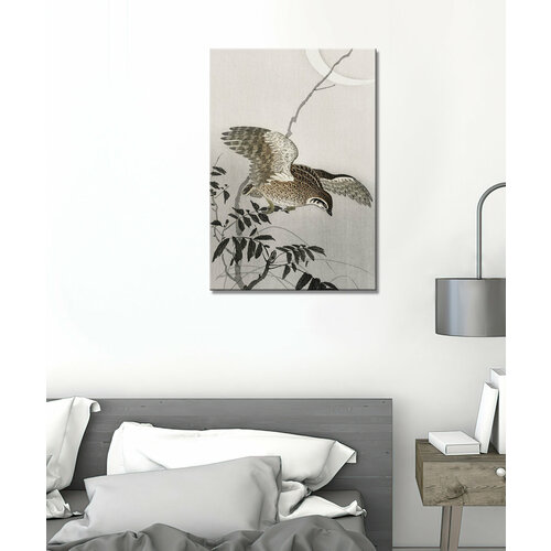 Картина - Перепел, птица, перепелка (3) 60х80