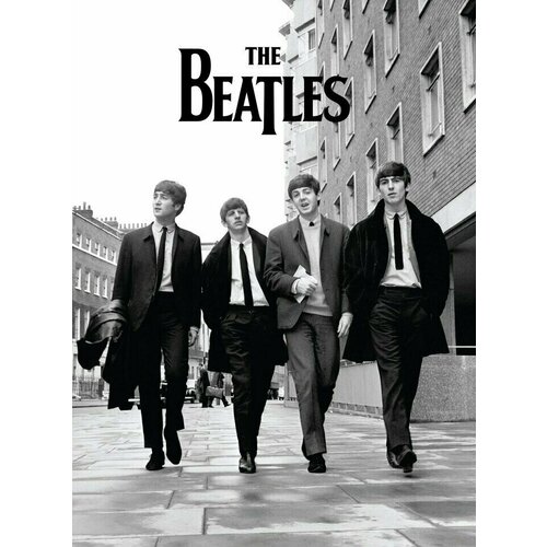 Плакат, постер на холсте The Beatles/Битлз. Размер 21 х 30 см