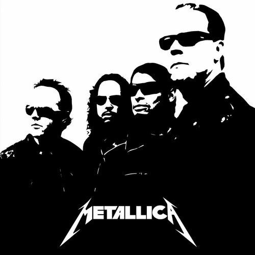 Плакат, постер на холсте Metallica/Металлика. Размер 21 х 30 см