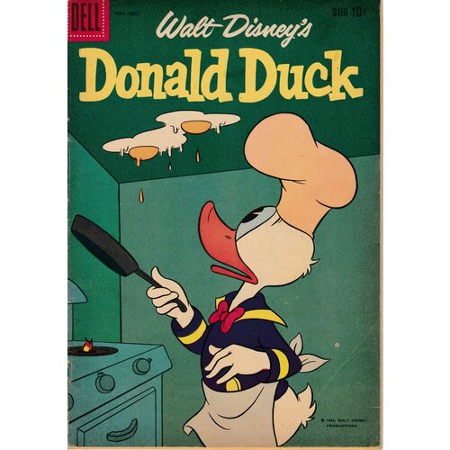 Плакат, постер на бумаге Дональд Дак (Donald Duck). Размер 30 на 42 см