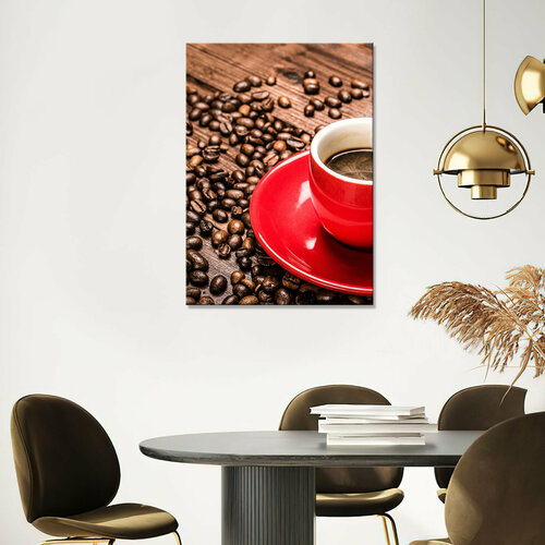 Картина/Картина на холсте для интерьера/Картина на стену/Картина для кухни/ - Ароматный горячий кофе(8) 30х40