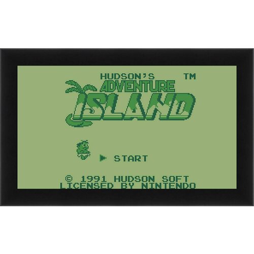 Плакат, постер на холсте Adventure Island. Размер 60х84 см