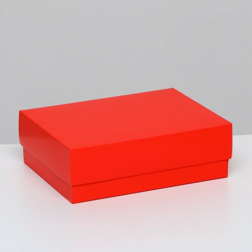 Коробка складная, красная, 16,5 х 12,5 х 5,2 см