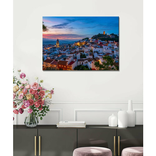Картина/Картина на холсте для интерьера/Картина на стену/Картина для кухни/ - Малага Испания (15) 40х60