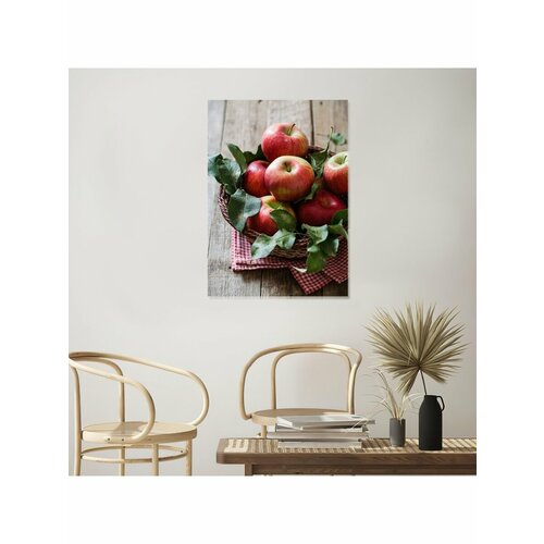 Картина на холсте с подрамником Яблочный урожай 30х40