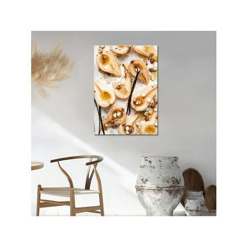 Картина на холсте с подрамником Печеные груши 40х60
