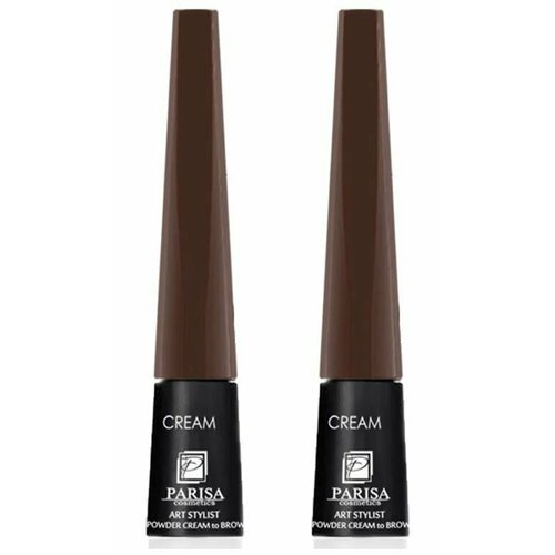Parisa Cosmetics Пудра-крем для бровей Art Stylist Powder Cream To Brow, № 03 Шоколадный, 2 шт
