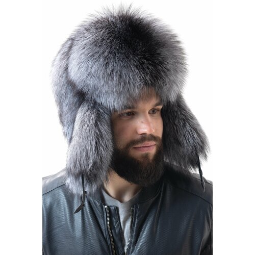 Шапка ушанка Ярмарка шапок, размер 58, мультиколор