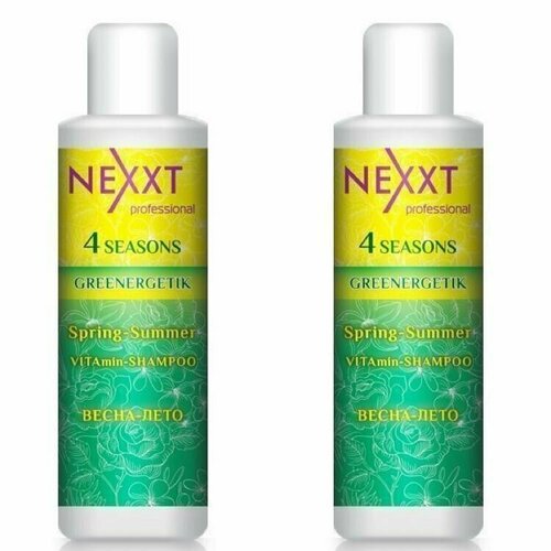Шампунь для волос Nexxt, Professional Greenergetik 4 Seasons Spring-Summer VITAmin, серии Весна-лето, 200 мл, 2 уп