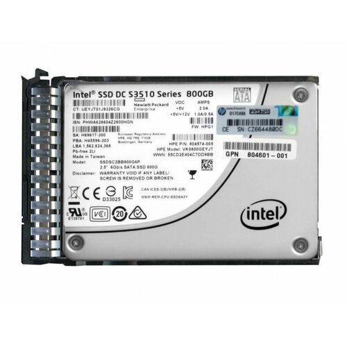 Жесткий диск HP VK0800GEYJT 800Gb SATAIII 2,5" SSD