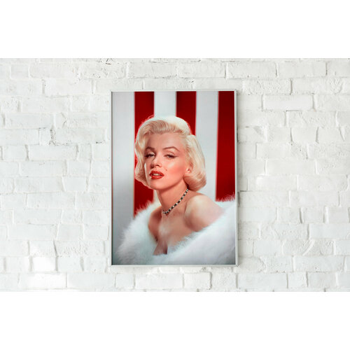 Плакат без рамы Мэрилин Монро/Девушка/ Плакат на стену 21х30 см / Постер формата А4