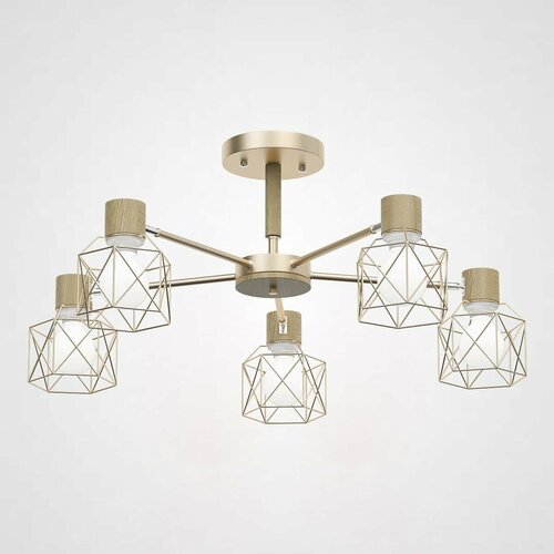 Потолочная люстра CORF B3 Champagne 5 lamps