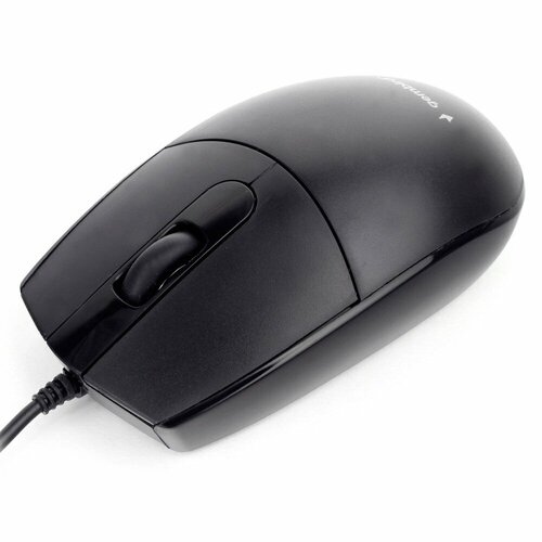 Мышь Gembird MOP-420, чёрный, USB, 1000dpi, 1.8м