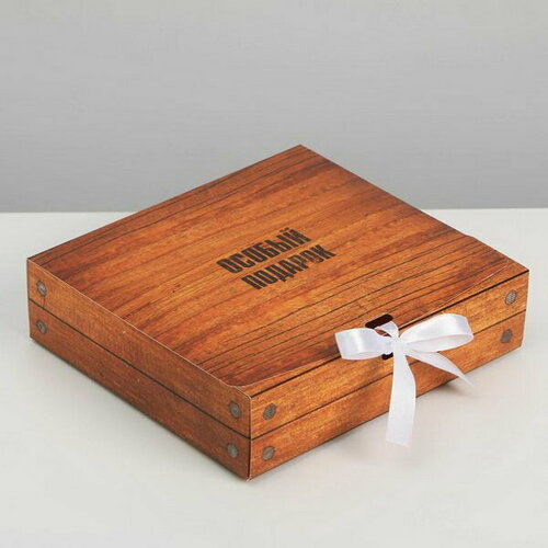 Коробка подарочная "Особый подарок", 20 х18 x 5 см, без ленты