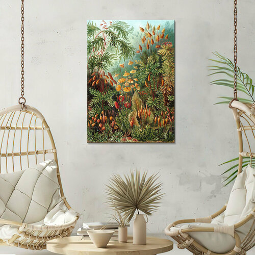 Картина/Картина на холсте/Картина на холсте для интерьера/ Картина на стену/ Картина в подарок для дома/ - Тропические растения иллюстрация 20х30