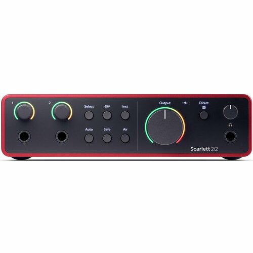 Звуковая карта (аудиоинтерфейс) Focusrite Scarlett 2i2 (4rd gen)