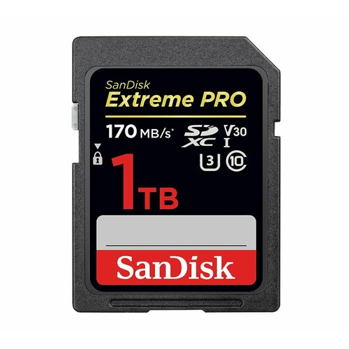 Карта памяти 1Tb SanDisk Extreme Pro SDXC UHS-I U3 V30 (170/90 MB/s)