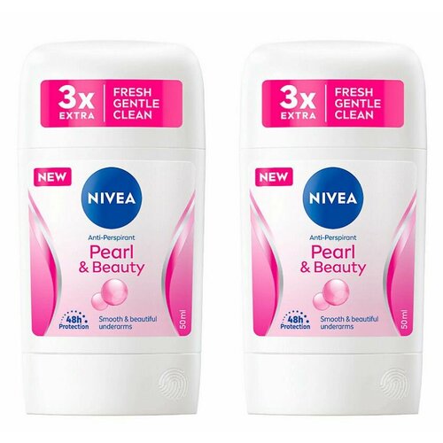 Nivea Антиперспирант-стик Жемчужная красота, 50 мл , 2 шт