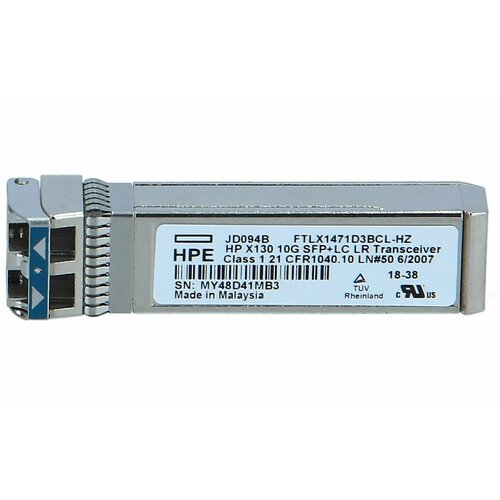 Трансивер HPE JD094B X130 10G SFP+ 10GBase-LR 1310nm 10km LC