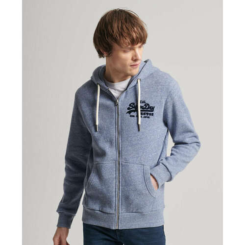 Толстовка Superdry, размер S, голубой