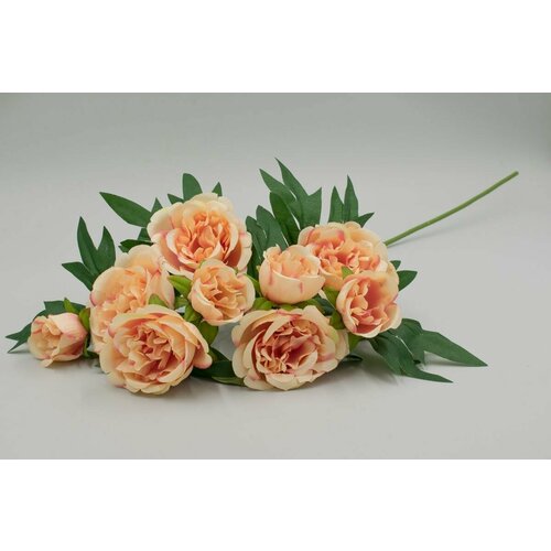 Искусственные цветы Ветка пионовидная роза 58 см