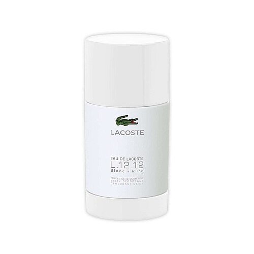LACOSTE Дезодорант стик Eau de Lacoste L.12.12 Blanc, 75 мл