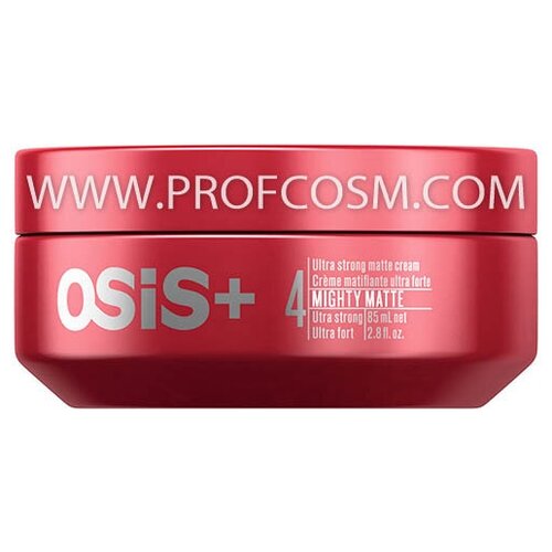 Schwarzkopf Professional, OSiS Mighty Matte Ультрасильный матирующий крем для волос 85 мл