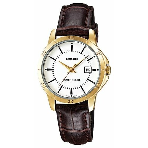 Наручные часы CASIO Collection LTP-V004GL-7A, золотой, коричневый