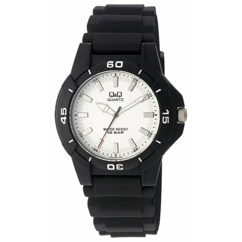 Наручные часы Q&Q VQ84-004, черный, белый
