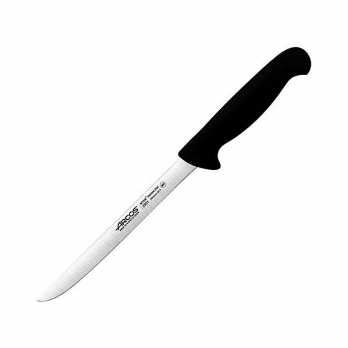 Нож для филе "2900", сталь нерж, полипроп, длина 350/200, ширина 17мм, черный, металлич.