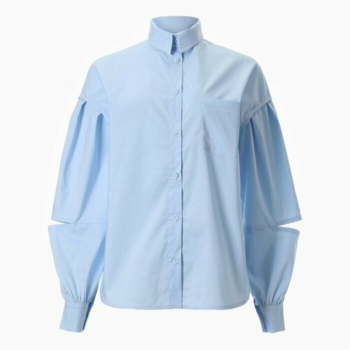 Блуза Minaku, размер 48, голубой