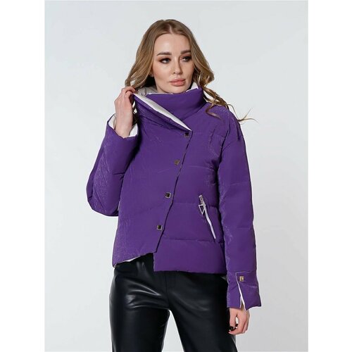 Куртка-рубашка Riches, размер 44, фиолетовый